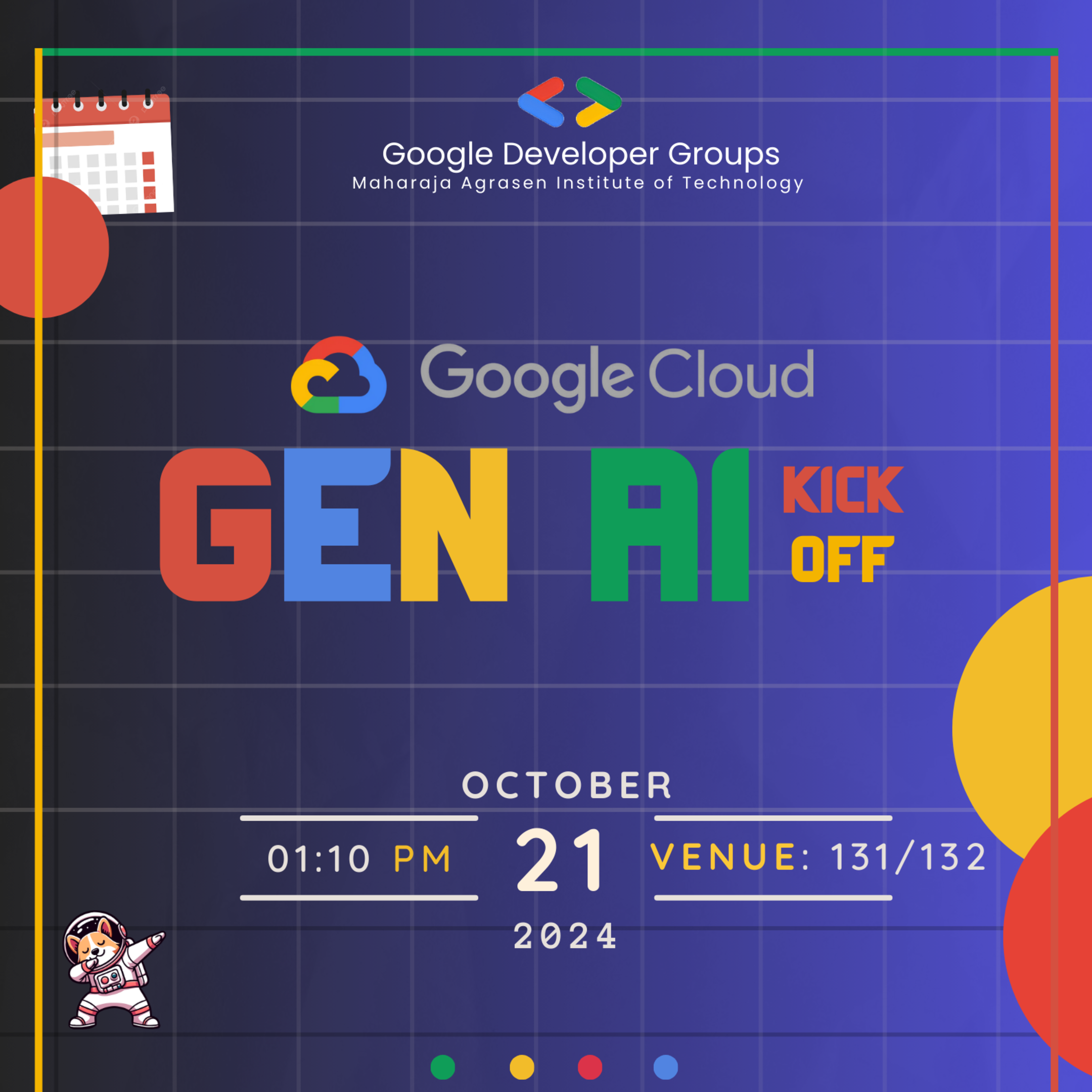 See Gen AI kickoff Session at Google Developer Groups GDG on Campus Maharaja Agrasen Institute ...
